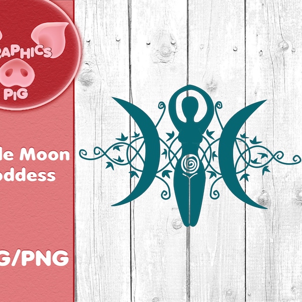 Triple Moon Svg - Etsy