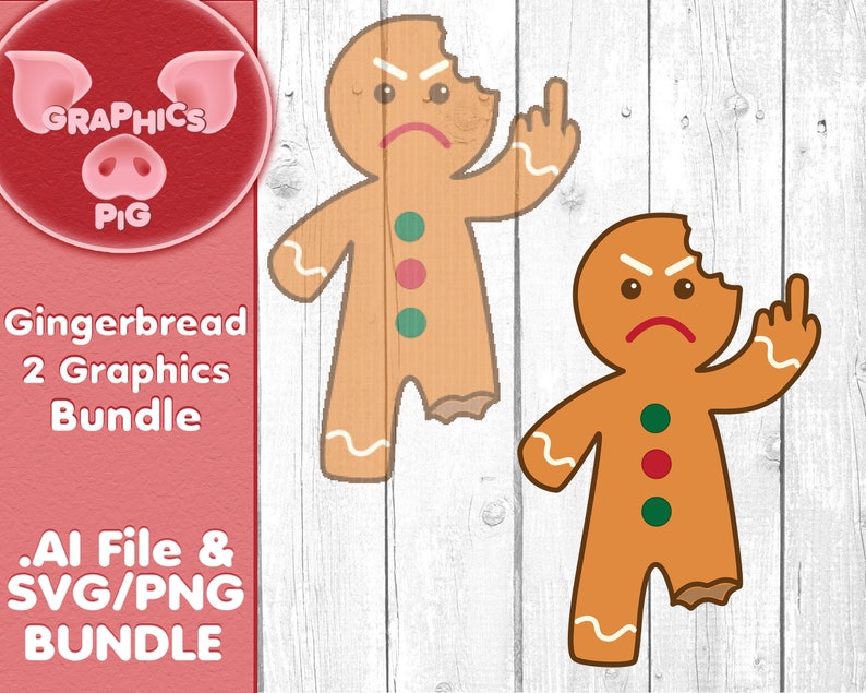 Gingerbread Man Christmas SVG, - Etsy