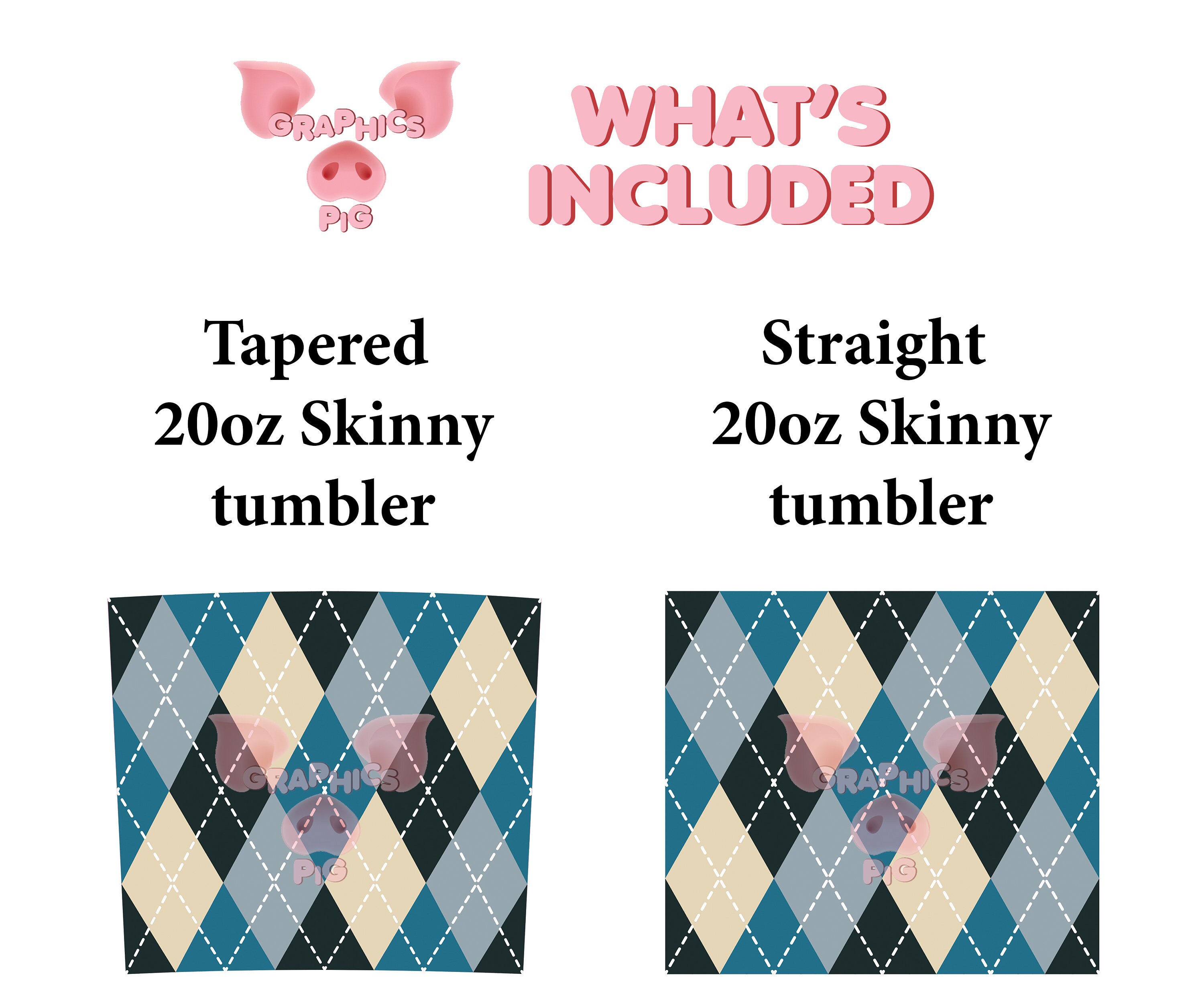 Blue Diamond Argyle Digital PNG Pattern - Etsy