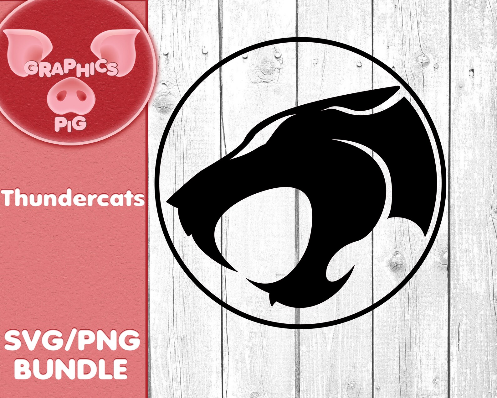 Thundercats Retro Digital SVG, Silhouette, and PNG File for Decals and ...