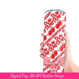 Dum Dums Cherry Lolipop Digital PNG Tumbler Design - Etsy