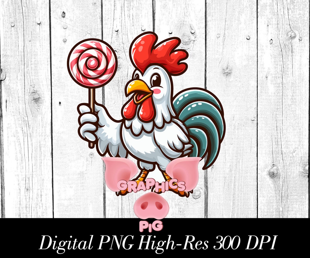 Rooster Lollipop PNG | Funny Adult Humor Design | Digital Download - Etsy