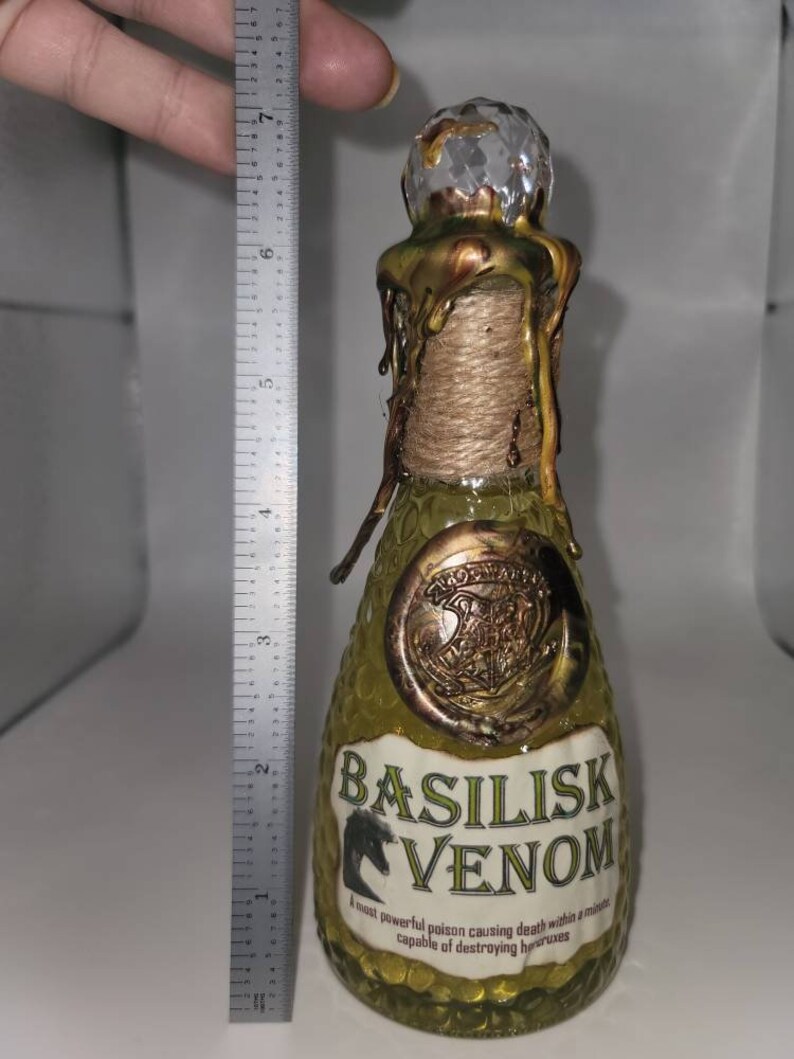 Basilisk Venom Potion Harry Potter Inspired Bottle Swirl - Etsy