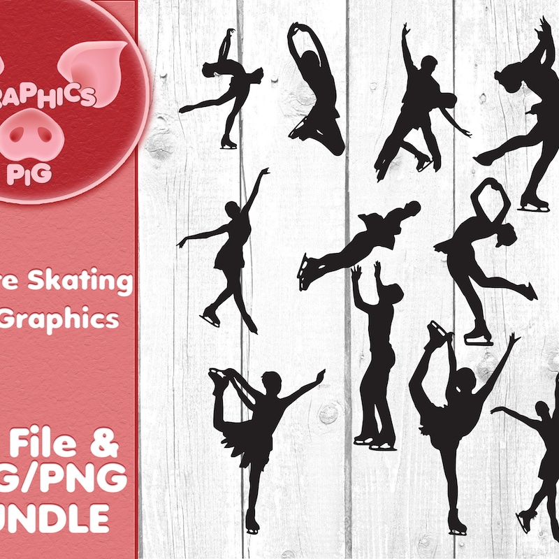 Figure Skating Svg - Etsy