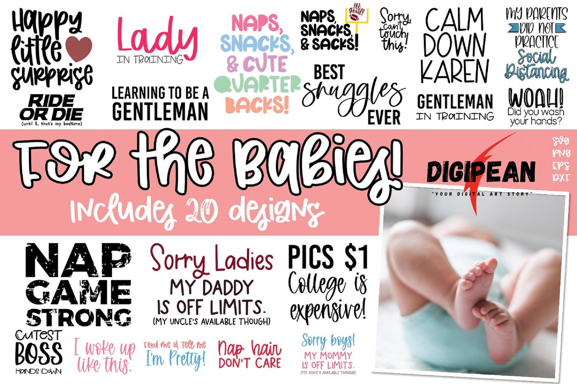Baby SVG Bundle Baby SVG Woah Baby Digital Download - Etsy