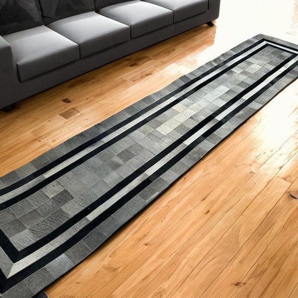 Gray Patchwork Rug - Etsy