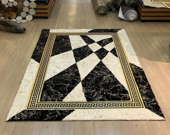 Gold Fluffy Faux Rug - Etsy