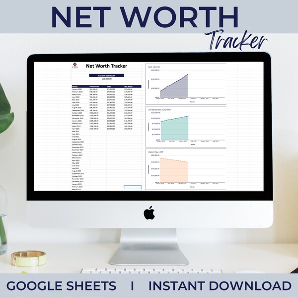 Net Worth Tracker - Etsy