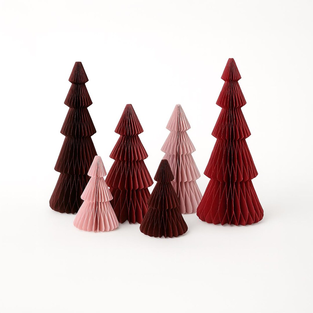 Paper Christmas Tree, Sustainable Paper Christmas Tree, Table ...