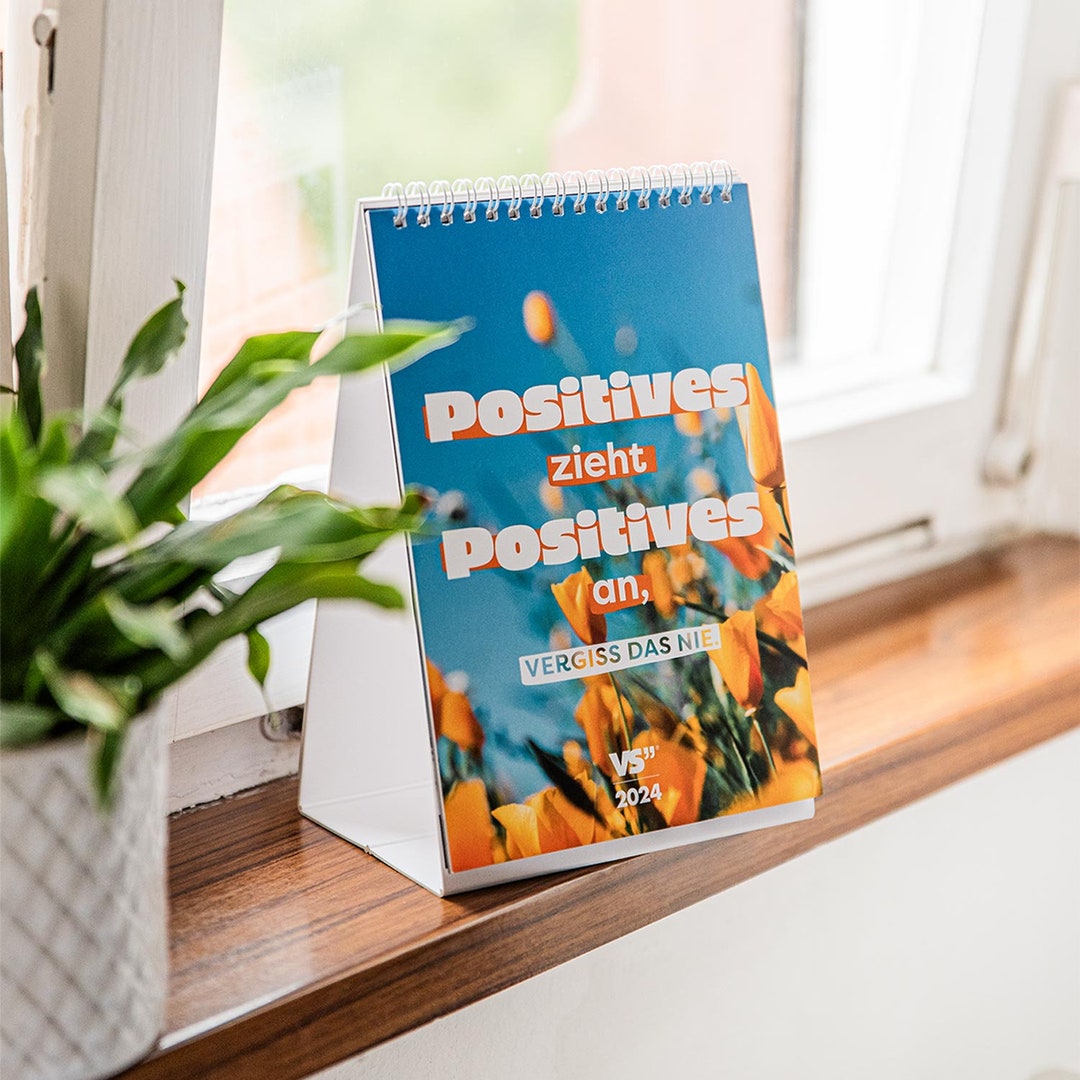 Desk Calendar 2024 Sayings Calendar positive - Etsy