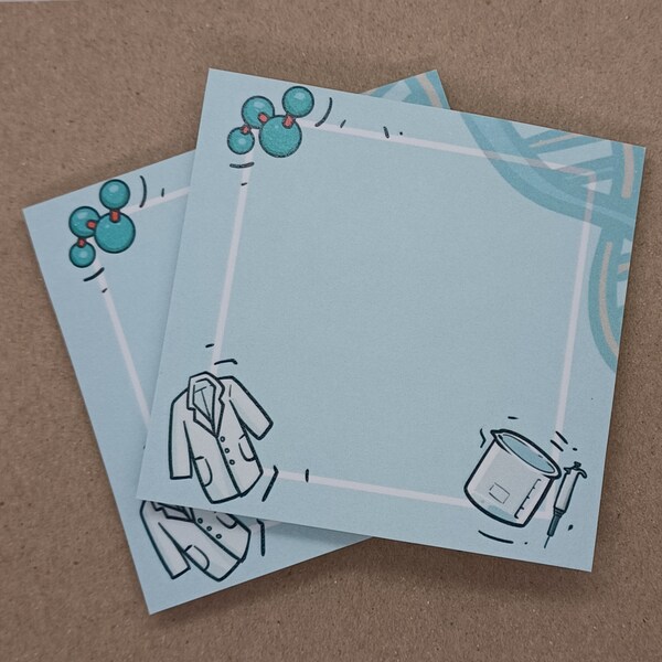 Science Notepad - Etsy