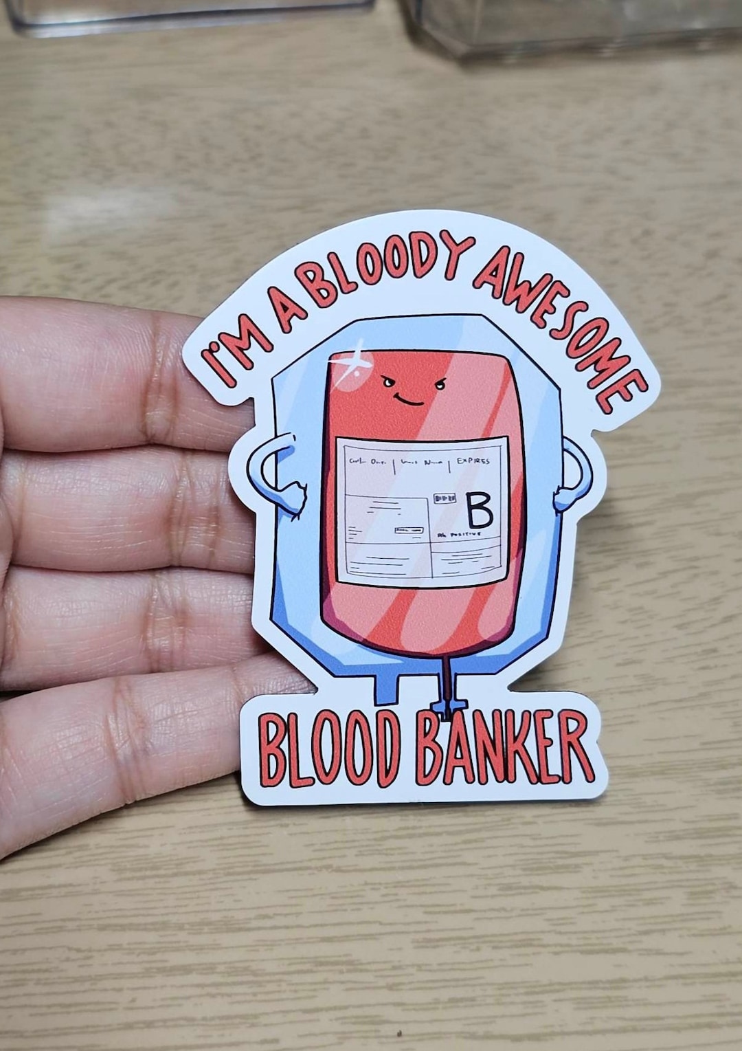 Awesome Blood Banker MAGNET Laboratory, Blood Bank, Lab Tech, Mls, Mlt ...