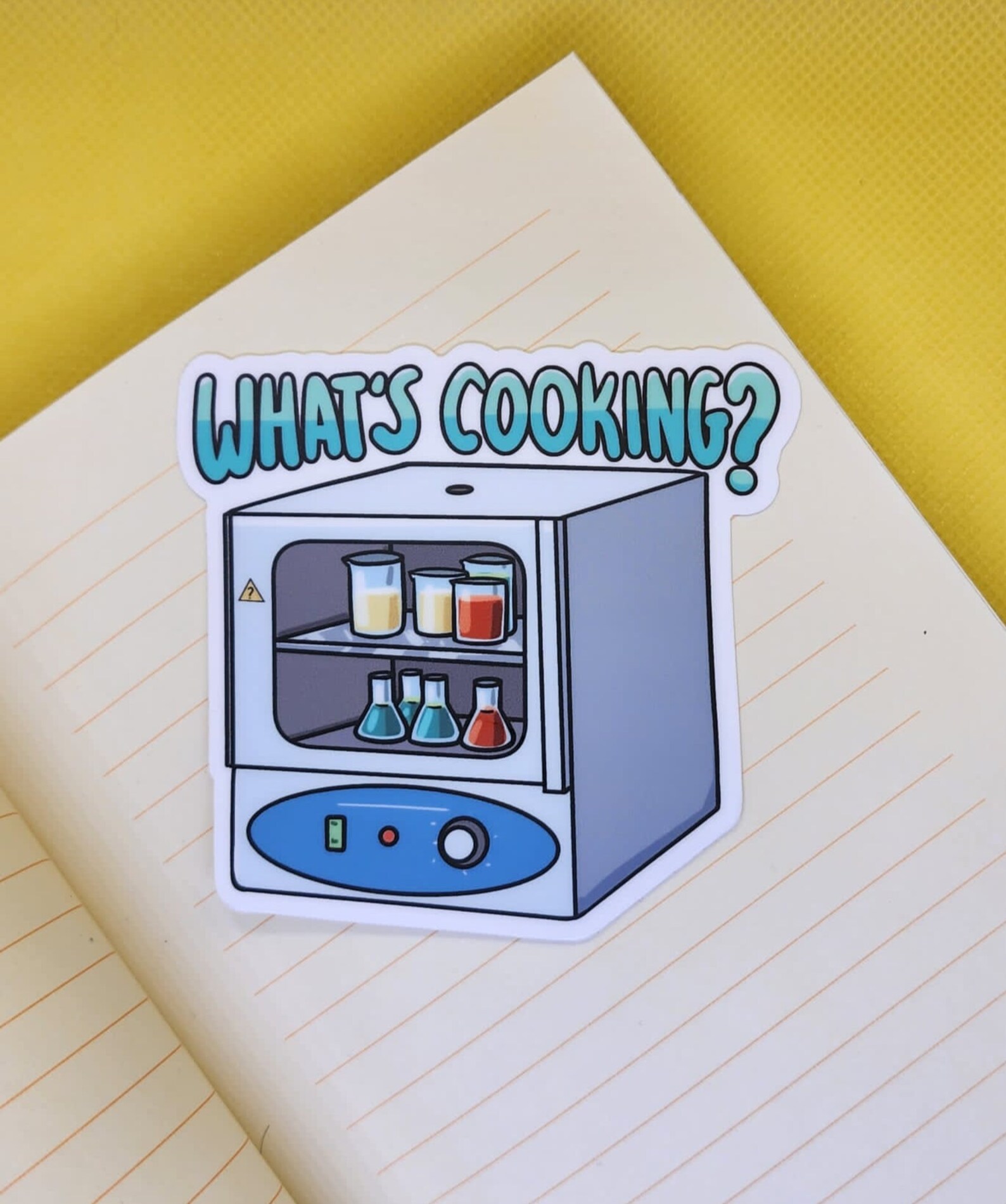 What's Cooking Microbiology, Incubator, 3 Inch Vinyl Sticker, Laptop ...