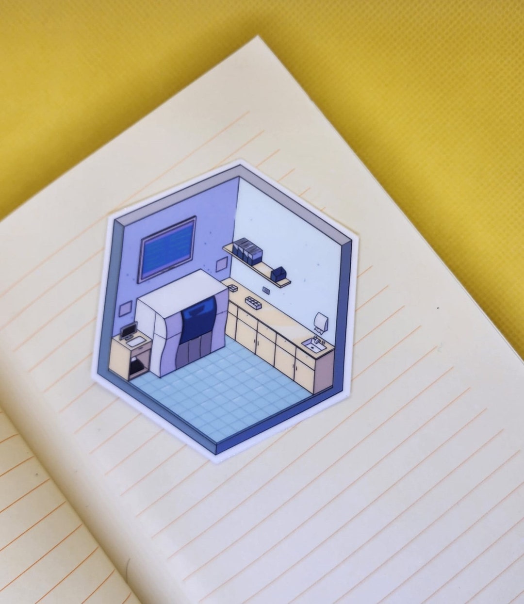 Lab Layout Sticker, Core Lab, Medical Lab Sticker, 3 Inch Vinyl Sticker ...