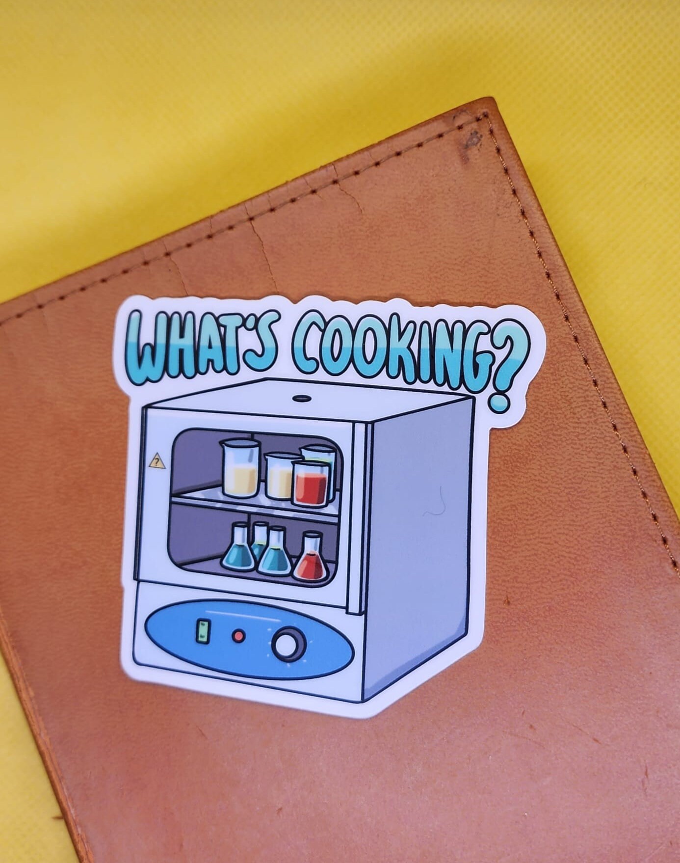 What's Cooking Microbiology, Incubator, 3 Inch Vinyl Sticker, Laptop ...