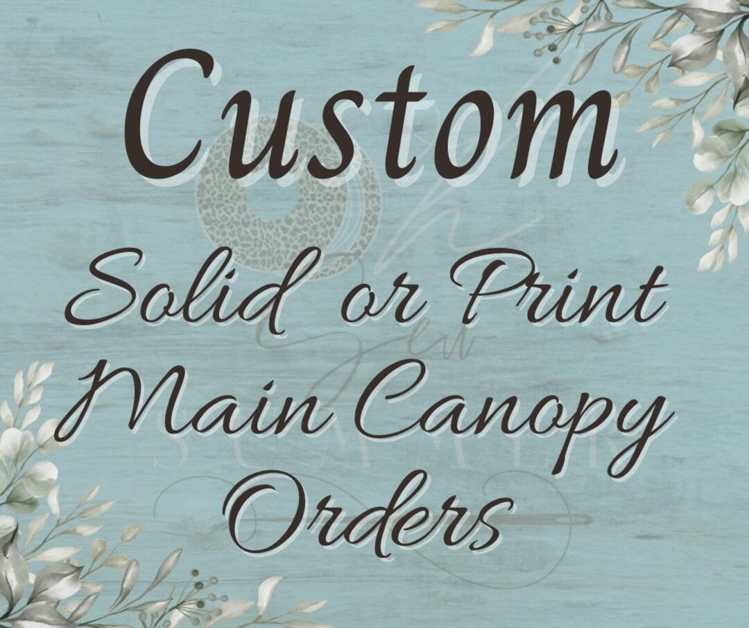 Custom Solid or Print Main Canopy, Wonderfold Wagon Accessories ...