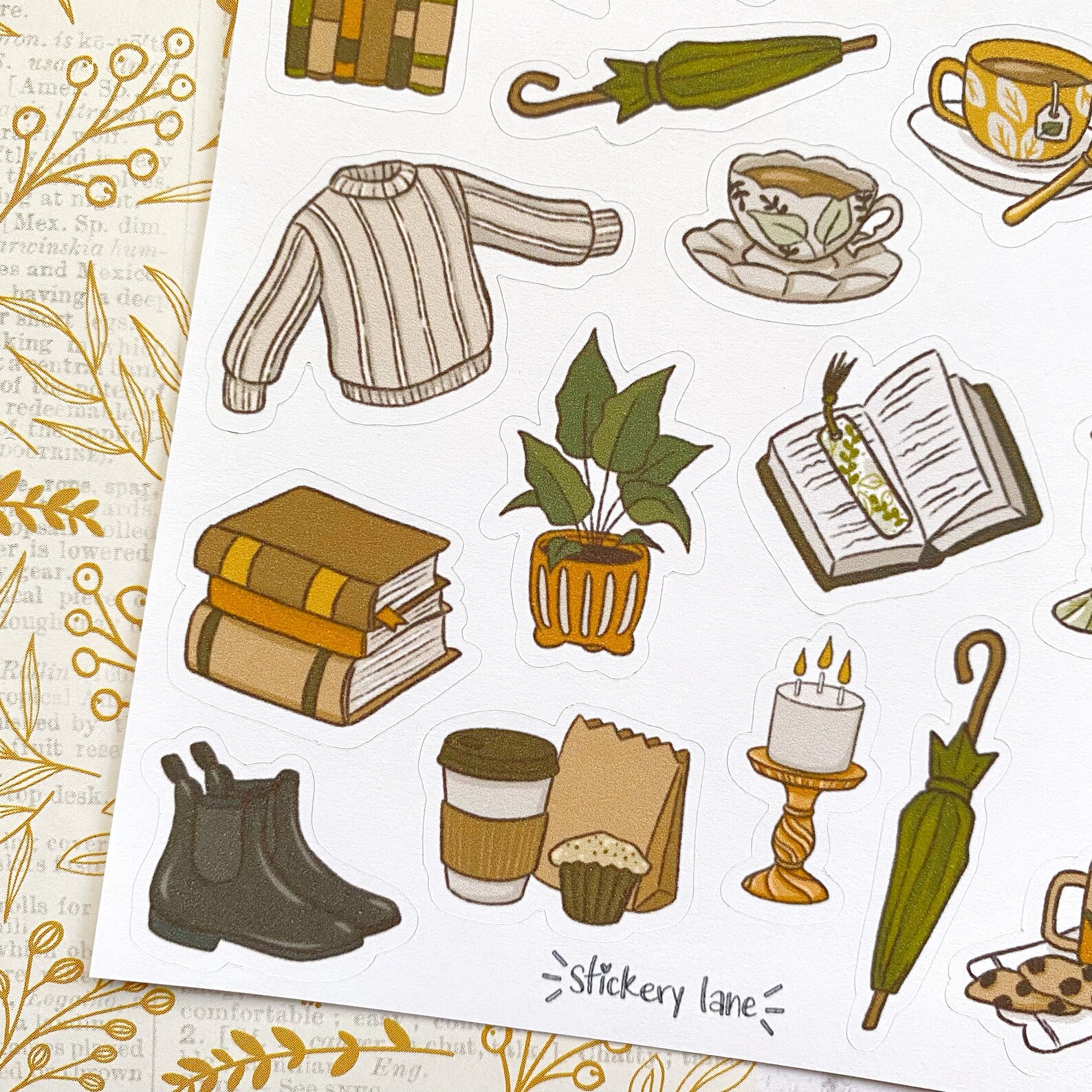 Rainy Days Sticker Sheet Stickers for Bullet Journal and - Etsy