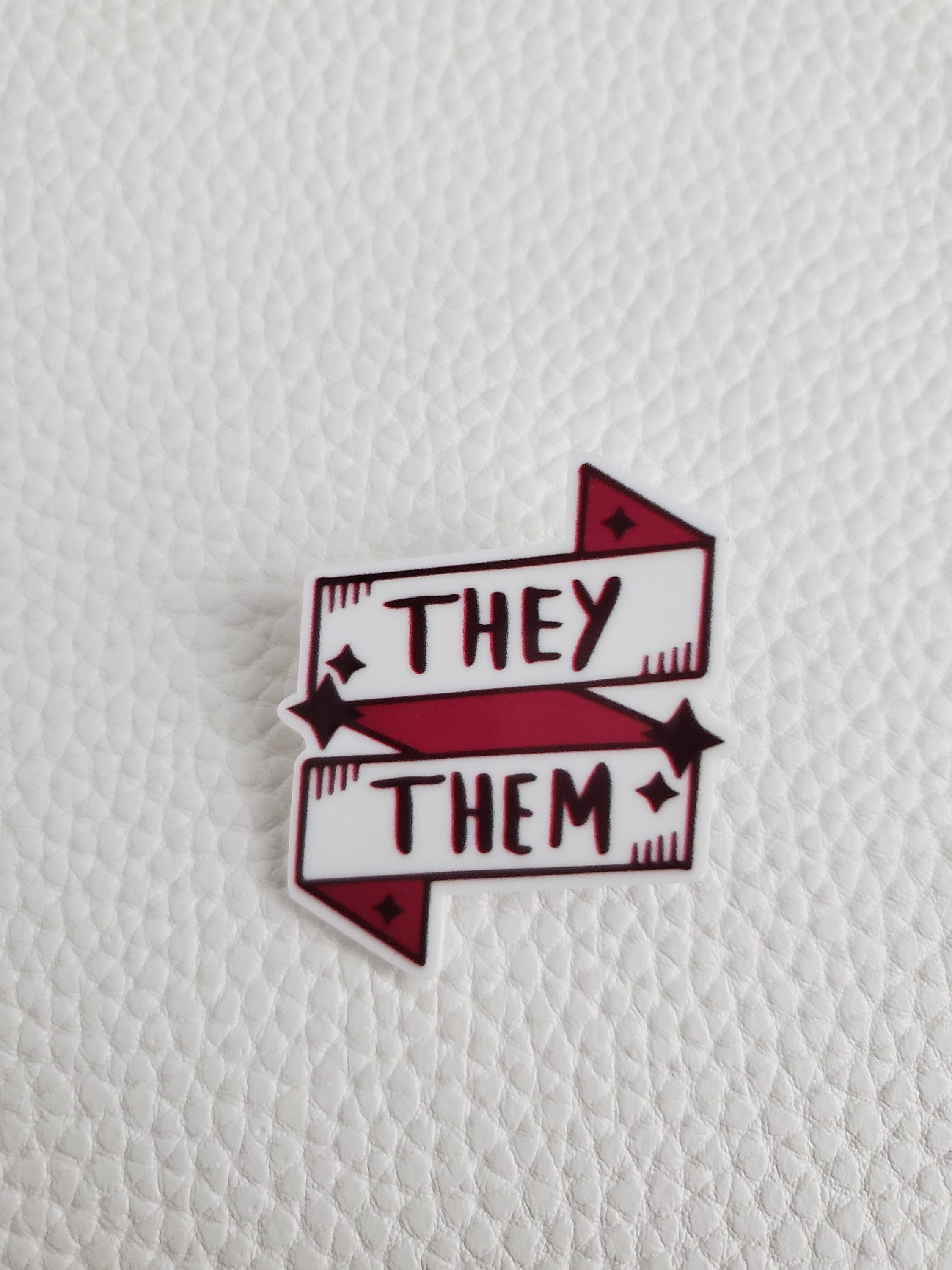 They/them Pronoun Pin - Etsy