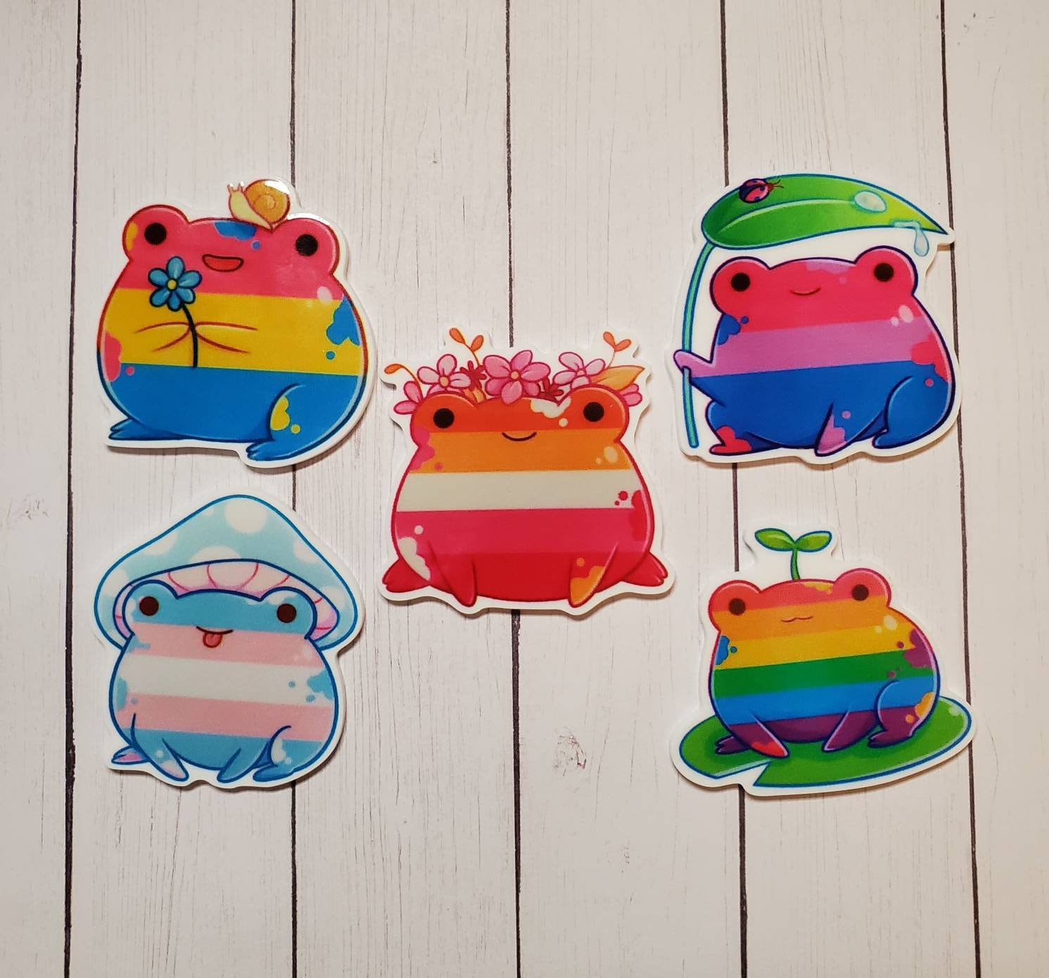 Pride Frog Pin - Etsy