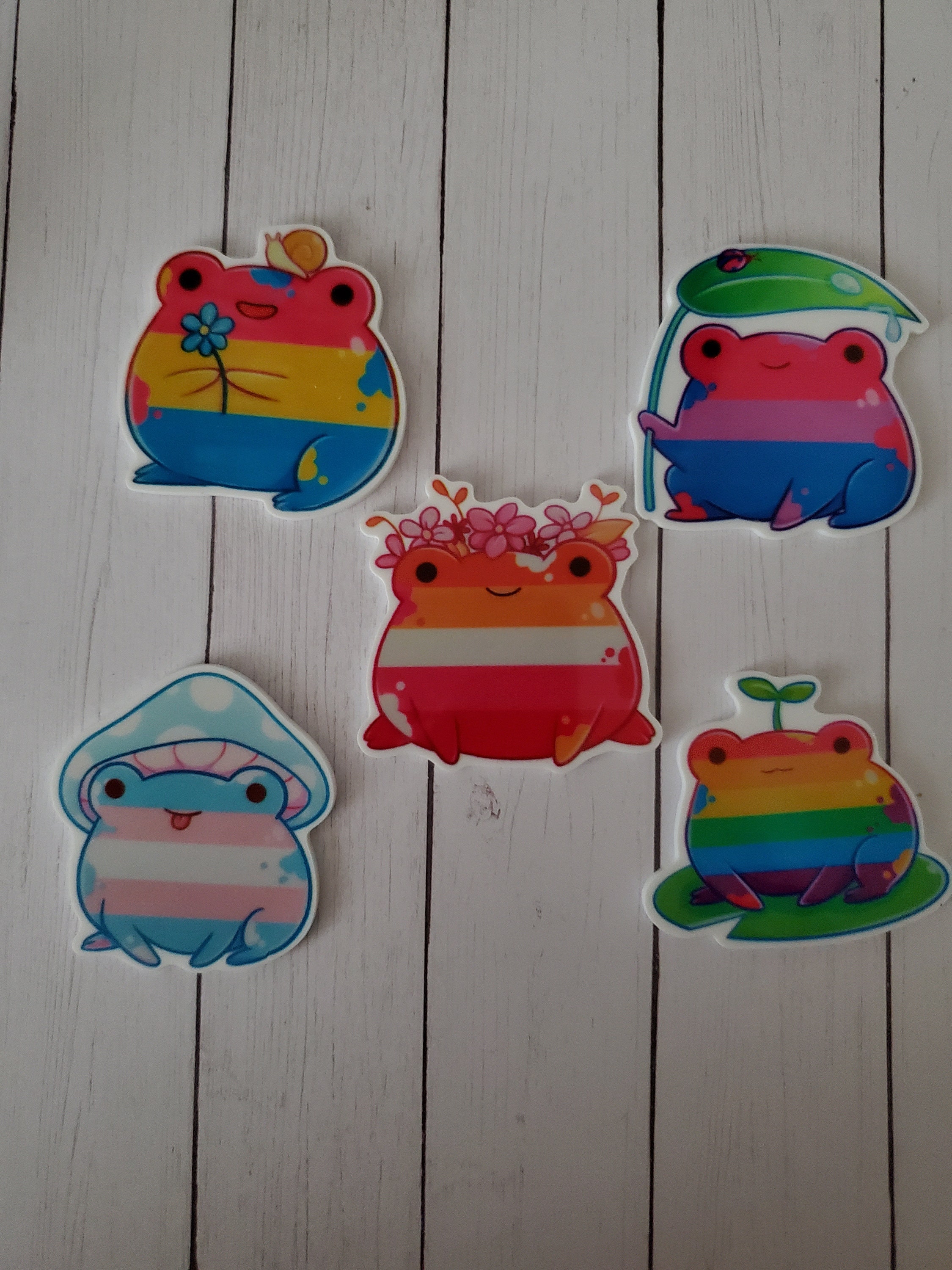 Pride Frog Pin - Etsy