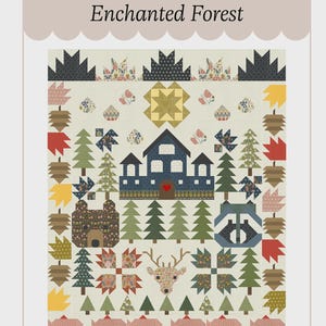 Enchanted Forest Quilt Pattern | LFD-163 | Lamb Farm Designs Marcus ...