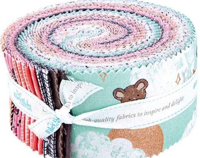 SLEEP TIGHT Rolie Polie Jelly Roll 40 Piece Gabrielle Neil Design Studio Riley Blake Designs ...