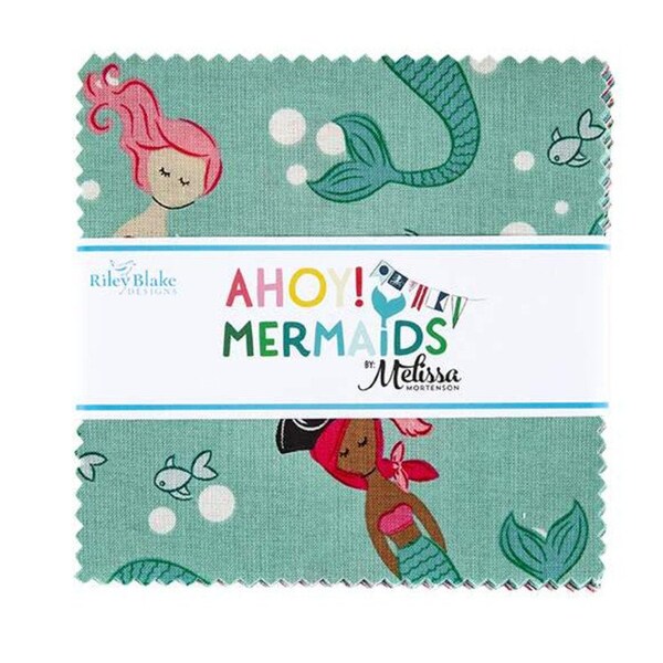 Riley Blake Mermaid - Etsy