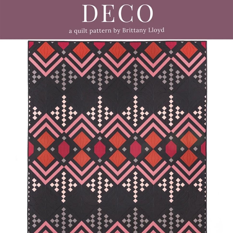 Deco Modern Quilt Patterns - Etsy