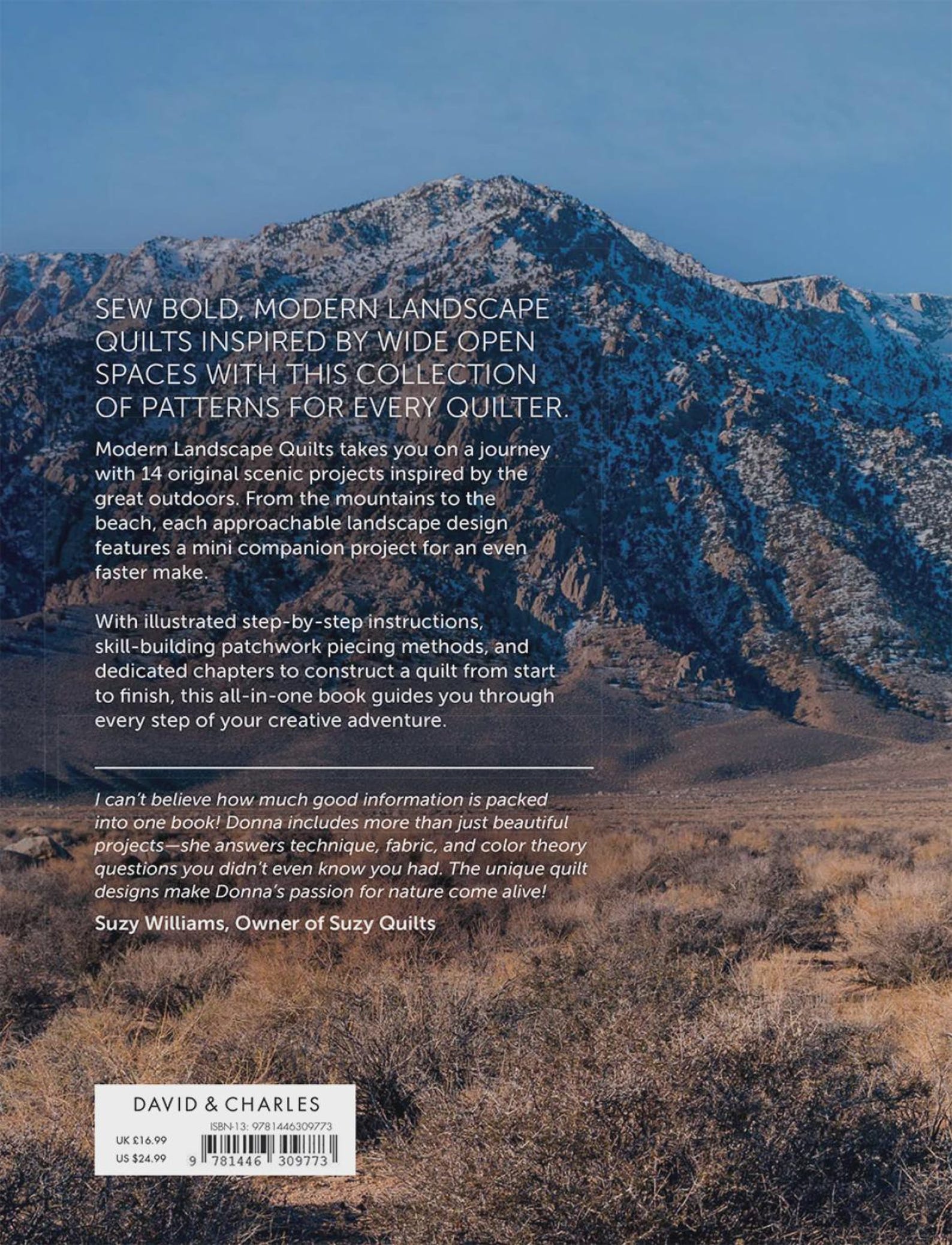 Modern Landscape Quilts Book | DC09773 | Donna Macleod David & Charles ...