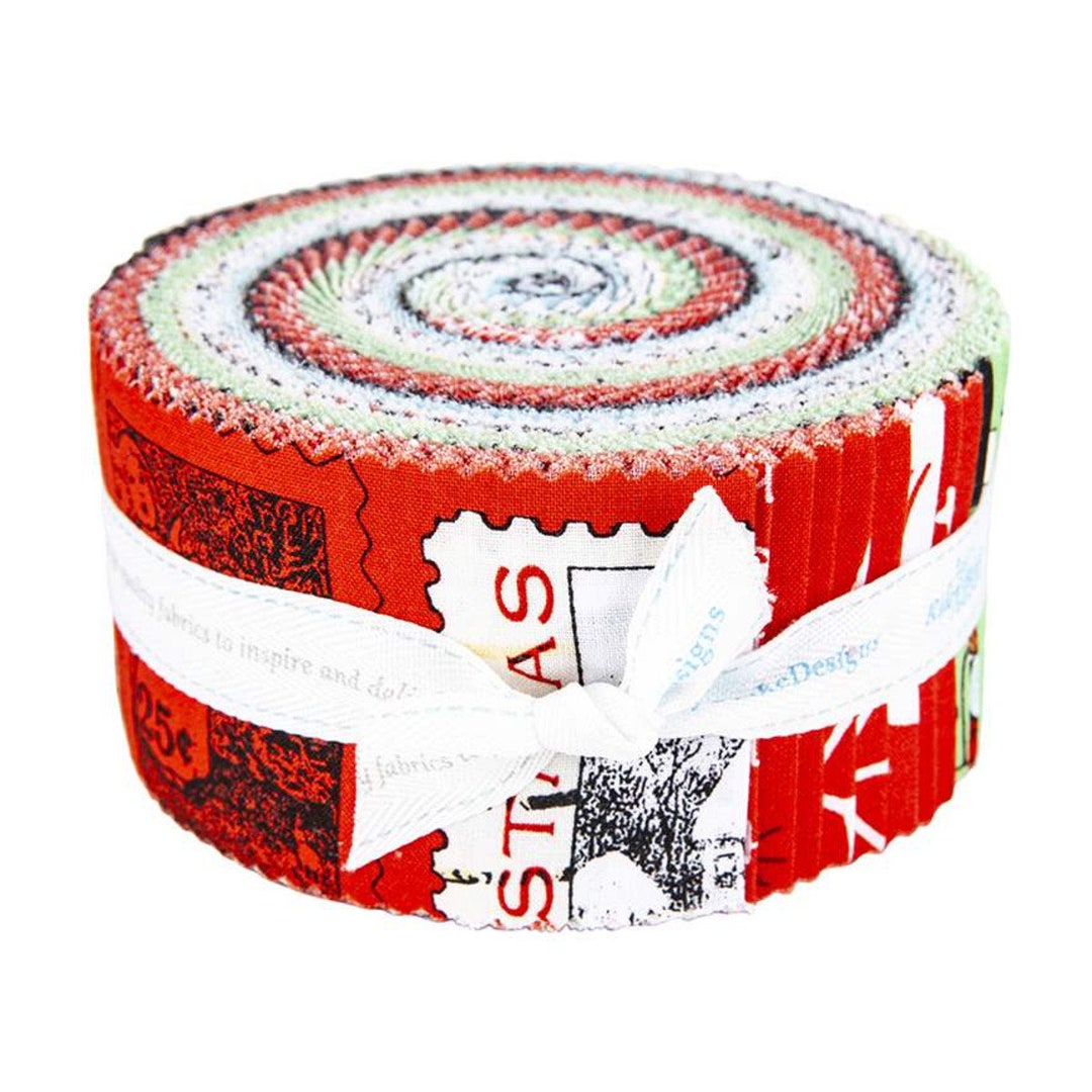 ALL ABOUT CHRISTMAS Rolie Polie 40 Pcs Jelly Roll | Riley Blake Designs ...