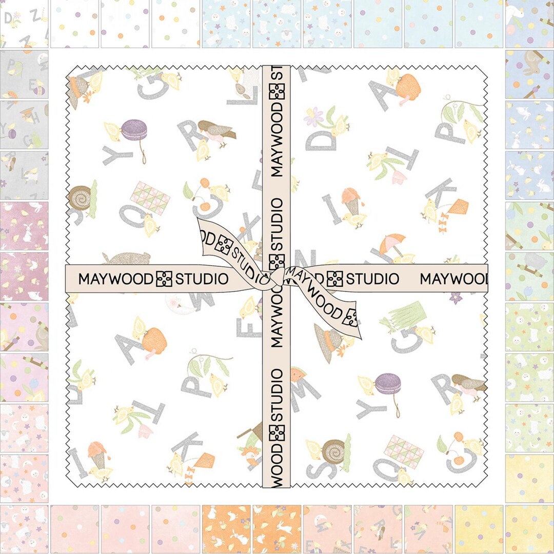 Little Chicks Flannel 10"x10" Layer Cake 42 Pieces | Bonnie Sullivan ...