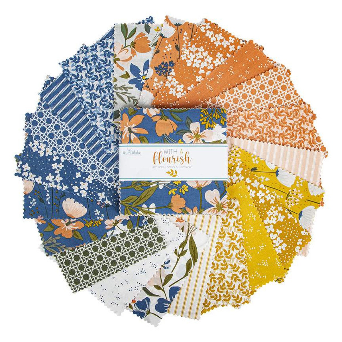 With a Flourish 5 Stacker / Charm Pack Simple Simon - Etsy