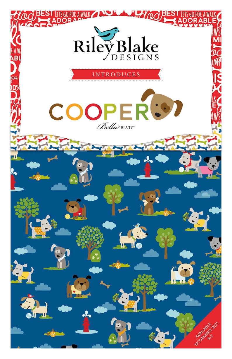 Cooper Dogs TAUPE Fabric BTY BTHY Dog Puppy Dog Bones Leash - Etsy