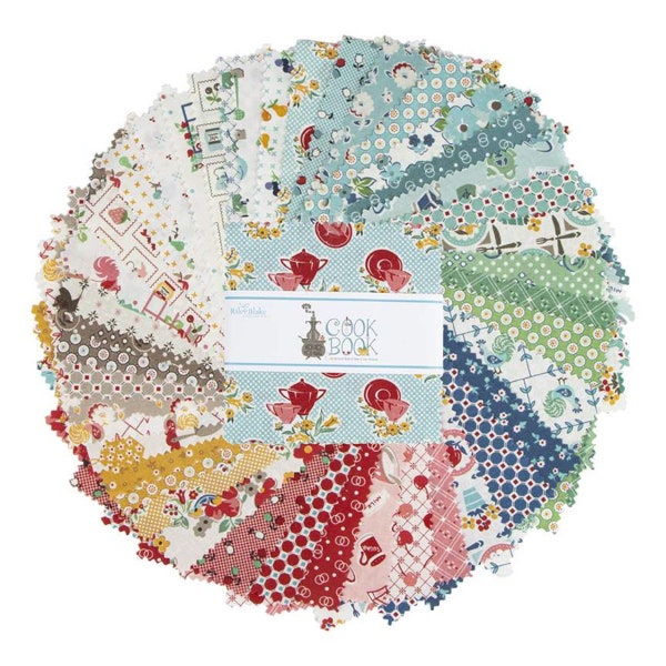 Retro Layer Cake Fabric - Etsy