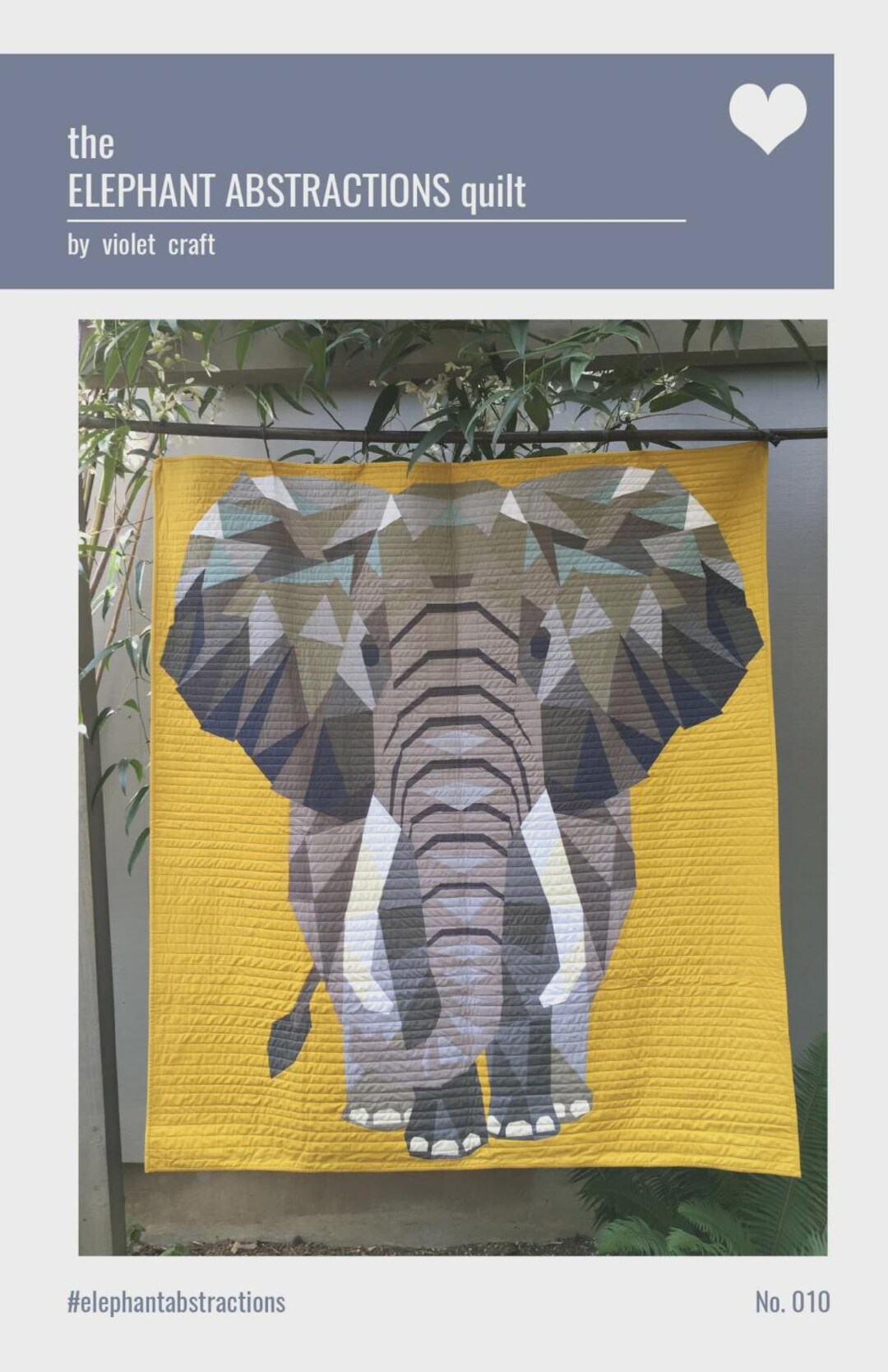 Elephant Abstractions Quilt Pattern | VC010 | Violet Craft | FFP ...