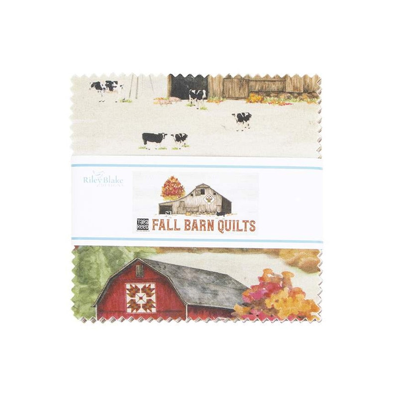 FALL BARN QUILTS 5 Stacker Charm Pack Riley Blake Designs Barns Farm ...