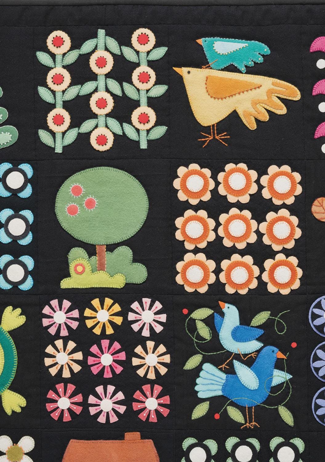 Folk Art Garden Applique Sampler Book | 11540 | Erica Kaprow Stash ...