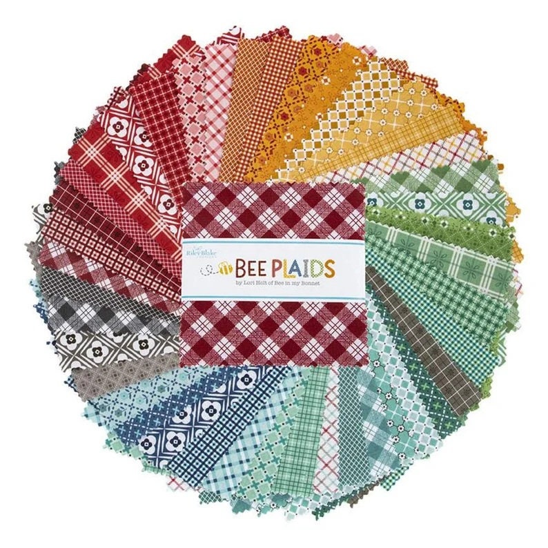 BEE PLAIDS Stacker 5 42 Fabric Squares Charm Pack - Etsy