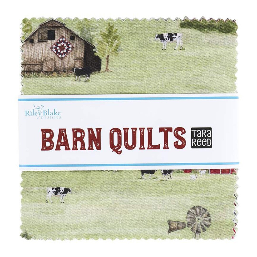 BARN QUILTS Stacker 5" 42 Pieces Charm Pack | Riley Blake Designs ...