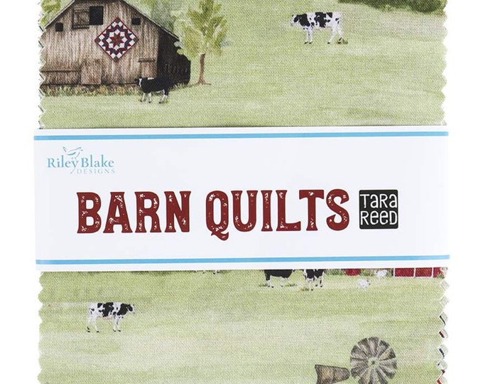 BARN QUILTS Stacker 5" 42 Pieces Charm Pack | Riley Blake Designs ...