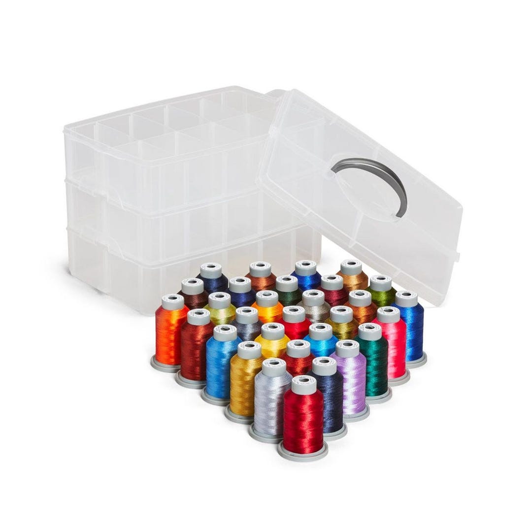 THE HEIRS Glide Thread Kit | 30 Spools | | 60621 Fil Tec | Machine ...