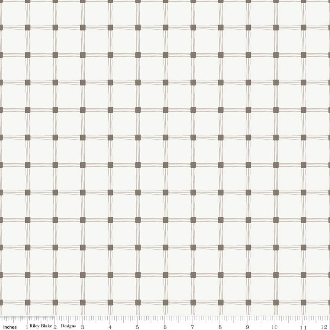 Christmas Village Windows off White | BTY BTHY Yard 1/2 Yard | Riley ...