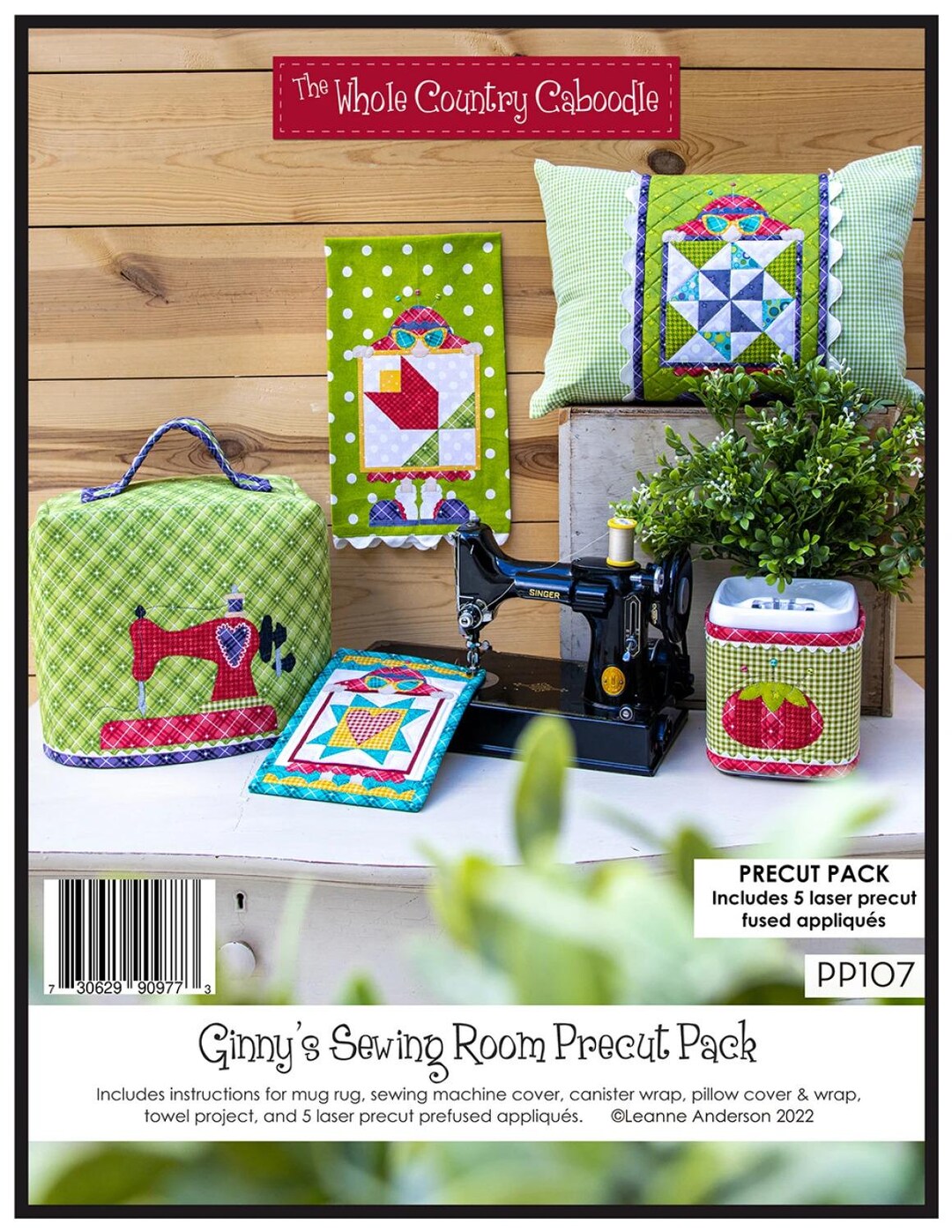 Ginny's Sewing Room Precut Pack | Leanne Anderson | Applique Kit ...