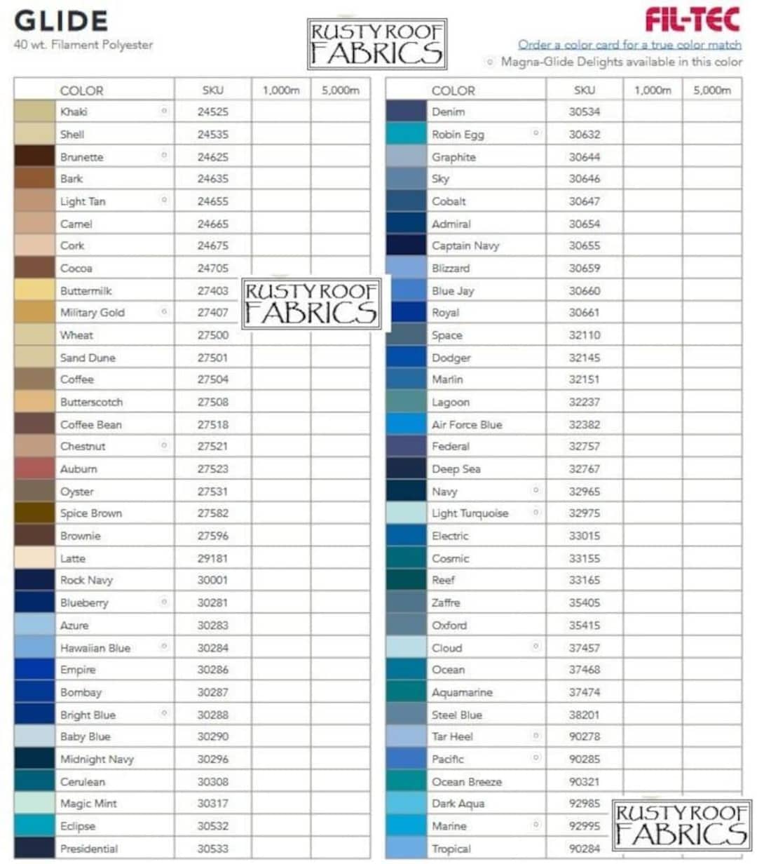 GLIDE Thread Singles O- Sep | Single Mini Spools 1100yds | for ...