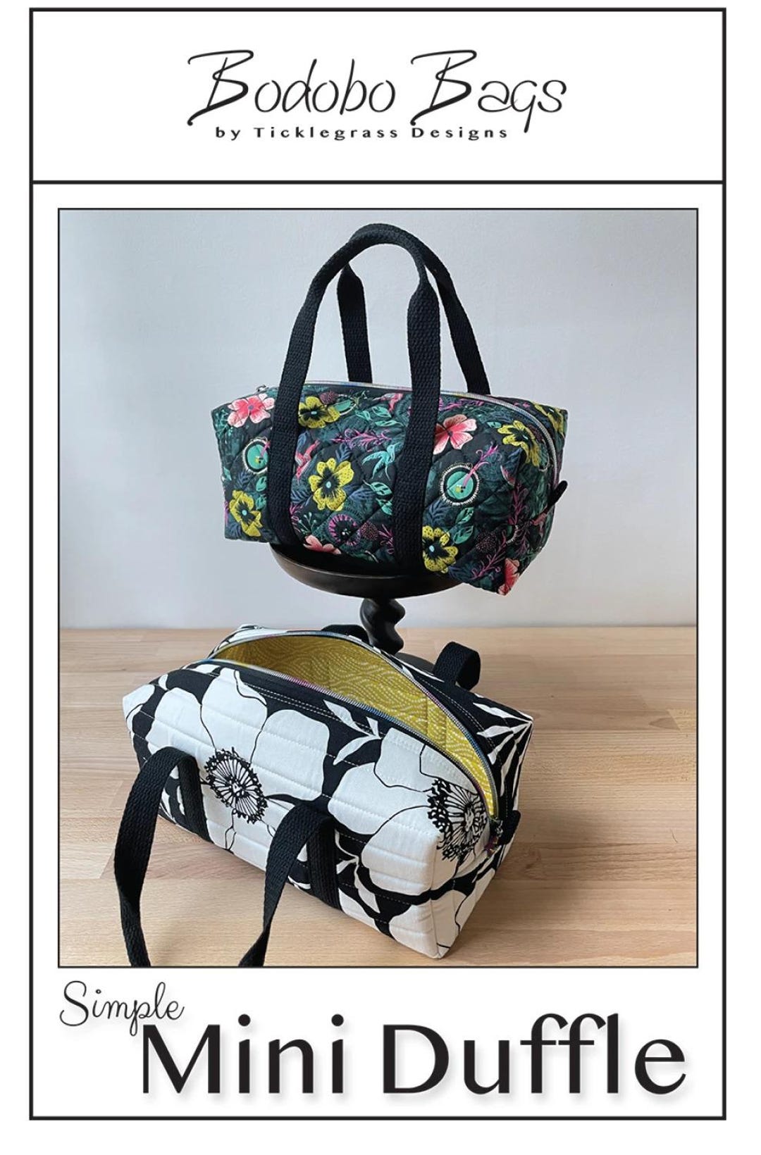 Simple Mini Duffle Pattern | Bodobo Bags Natalie Rawlinson | Bag ...