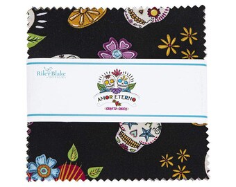 ELEANOR Stacker 5" Charm Pack Riley Blake Designs Modern Brights ...