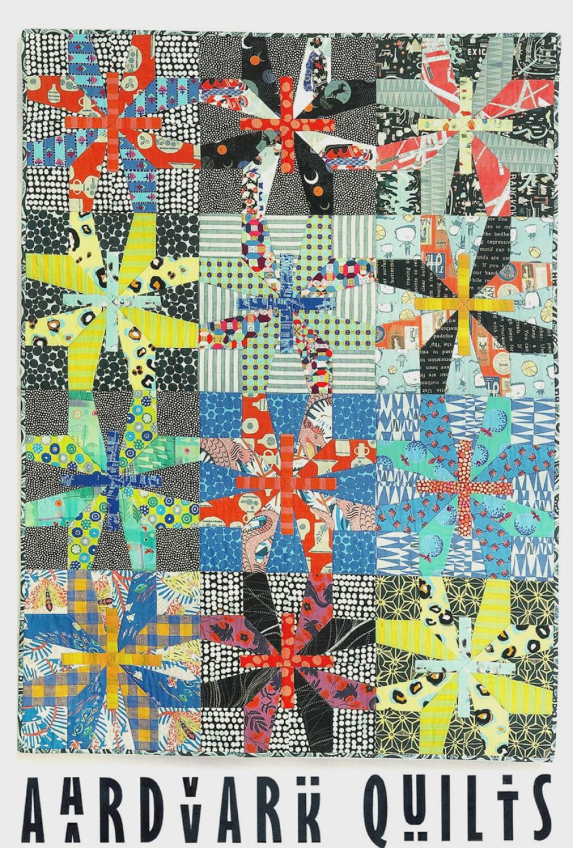 Asterisks Quilt Pattern | AQ895 | Pamela Dinndorf Aardvark Quilts ...