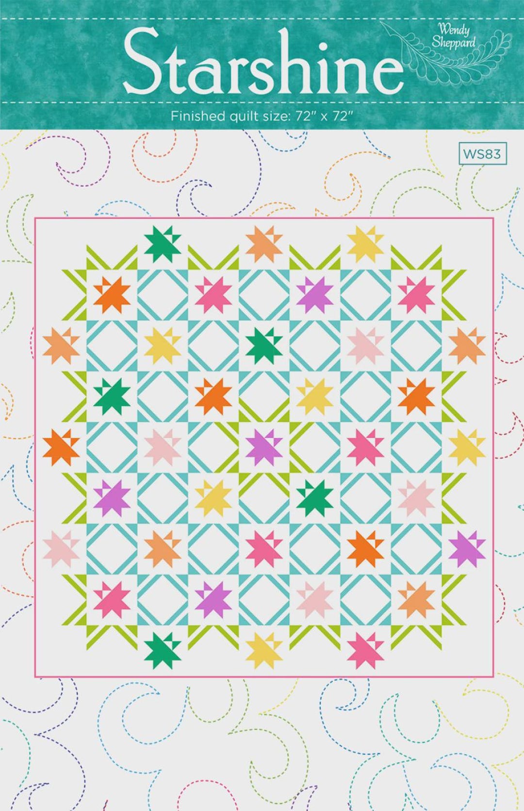 Starshine Quilt Pattern | WS83 | Wendy Sheppard | Star Farmhouse or ...