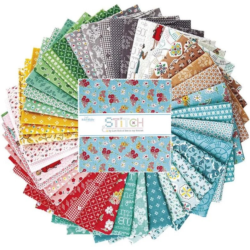 STITCH Stacker 10 Layer Cake 42 Pieces Lori Holt Riley Blake Designs ...