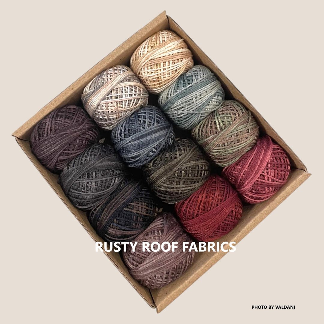 Folk Art Fusion II Collection 3-strand Floss Collection 12 Pk Valdani ...